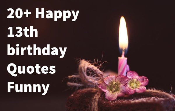 Best Funny 13th Birthday Quotes